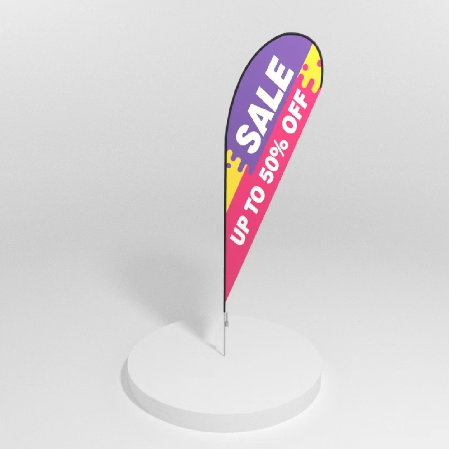 Custom Large Teardrop Flags & Banners | 777Sign